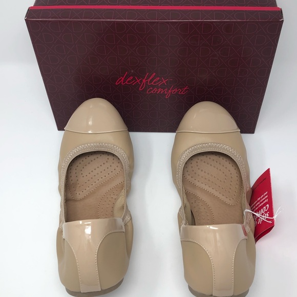 dexflex comfort | Shoes | New Dexflex Comfort Claire Flats Nude Memory ...